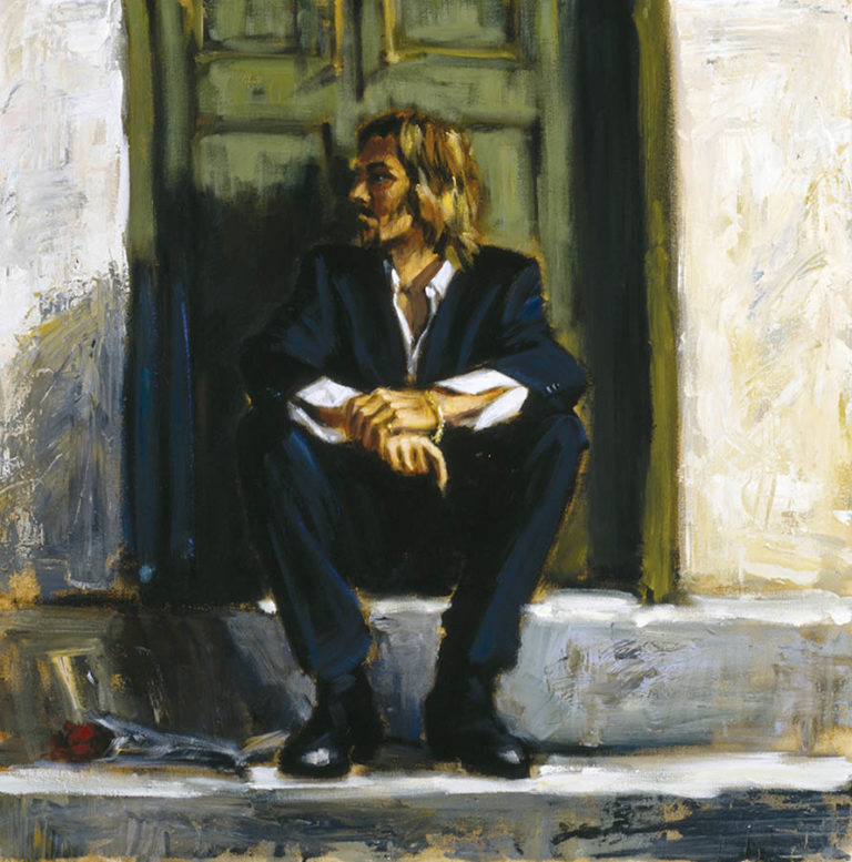 Waiting for the Romance to Come Back - I painting | Fabian Perez Art
