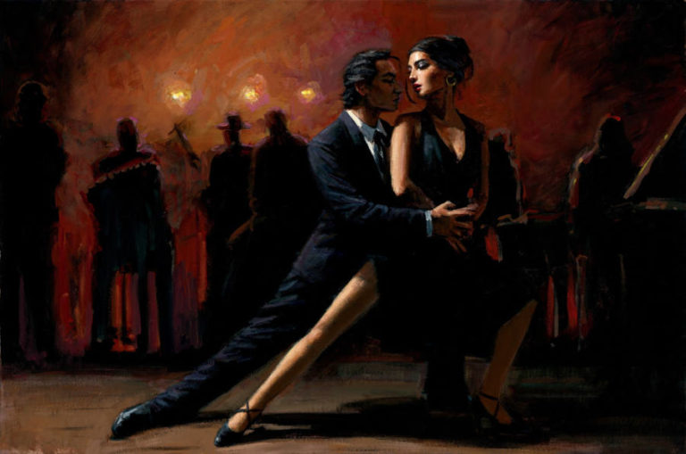 Tango painting | Fabian Perez Art