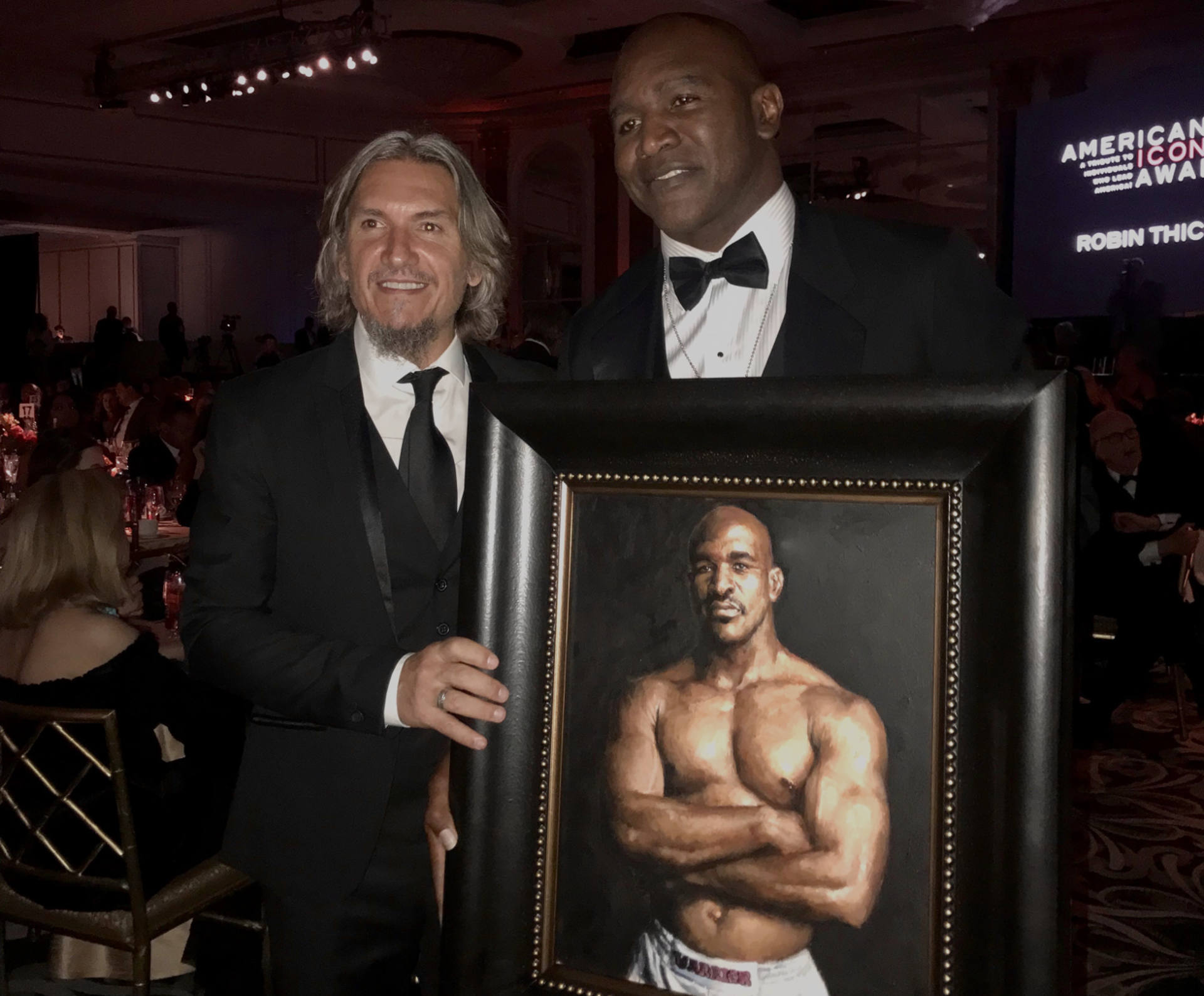 Evander Holyfield portrait by Fabian Perez | Living Legends Collection